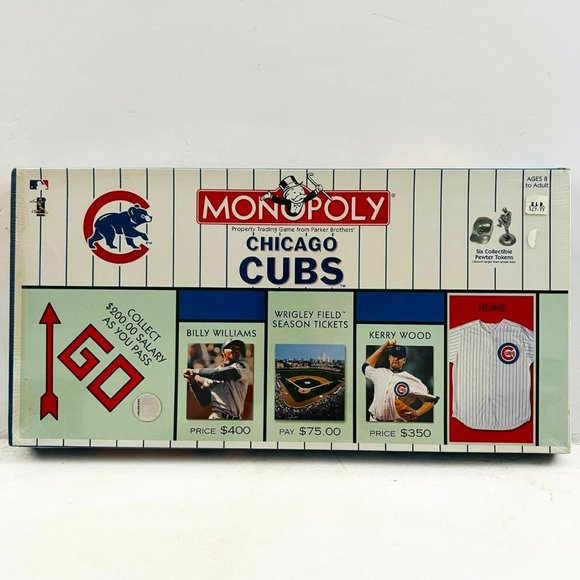 Hasbro | Games | Vintage Chicago Cubs Monopoly Baseball Collectors ...